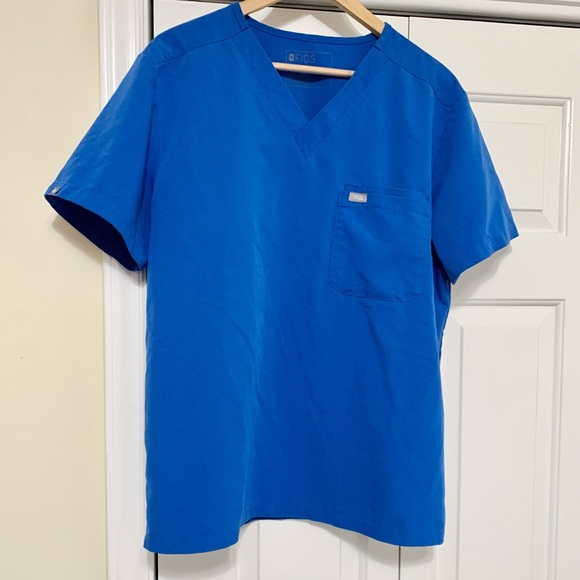Figs | Tops | Figs Scrub Top Shirt Royal Blue L | Poshmark